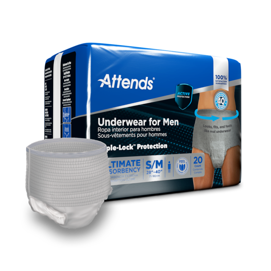 Attends Men's Incontinence Underwear, Adult Pull-up diaper – Do Home ...